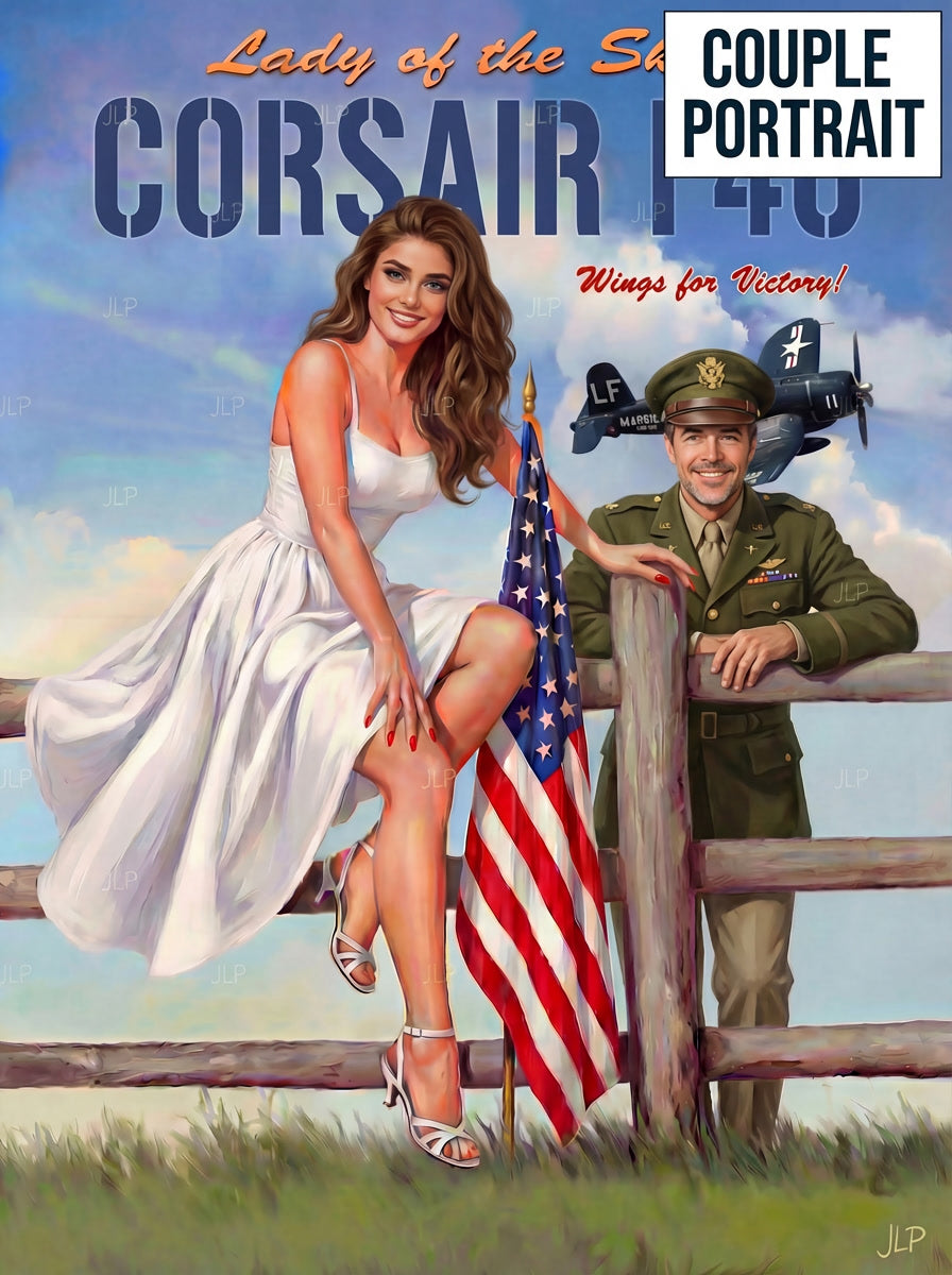 Custom Couple Art - 26 – Just Like A Pinup
