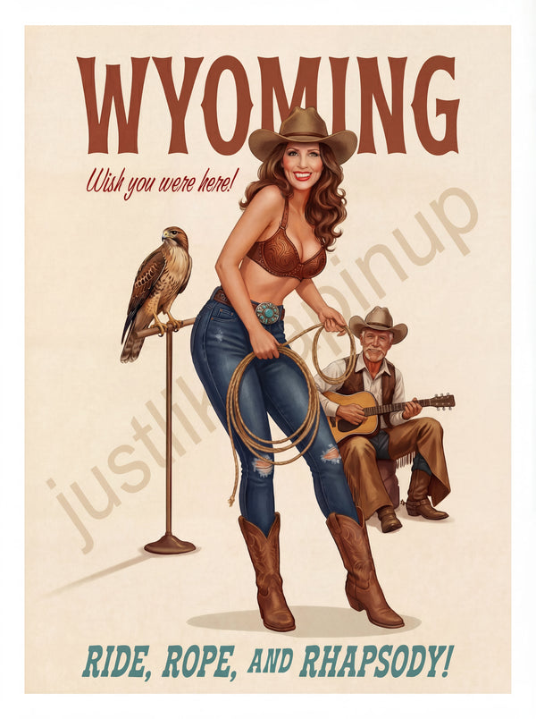 Custom Couple illustration 2 – Just Like A Pinup