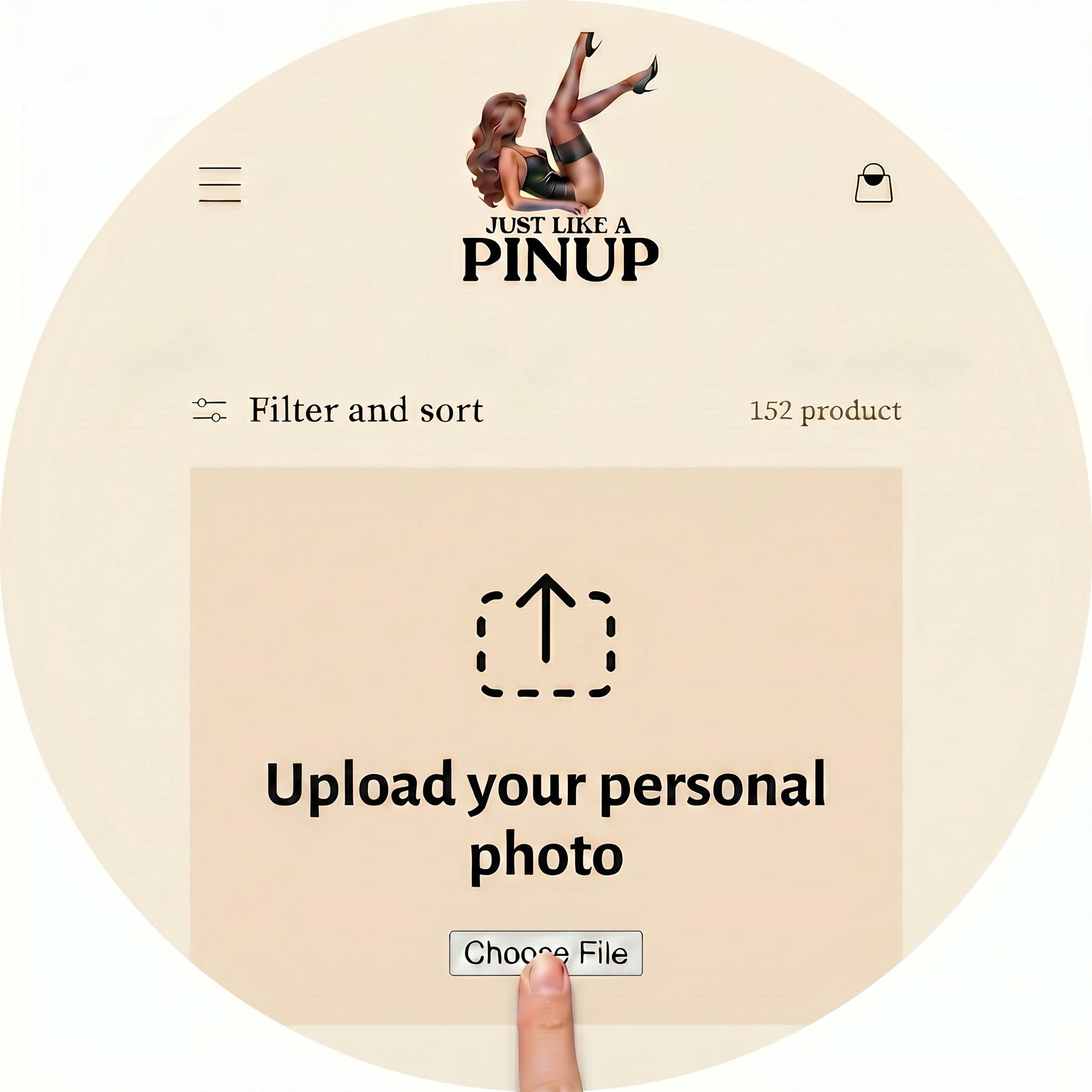 Just Like A Pinup - Custom Pinup Portrait
